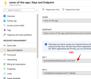 How to get Microsoft translator text API key from azure - ValvePress