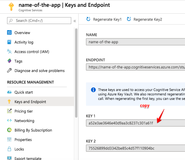 How to get Microsoft translator text API key from azure - ValvePress