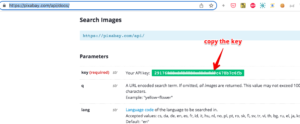 How to get PixaBay API key for automatic featured image - ValvePress