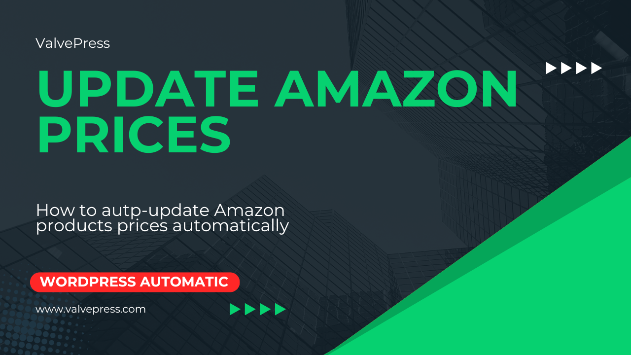 How to update Amazon products prices imported automatically using ...