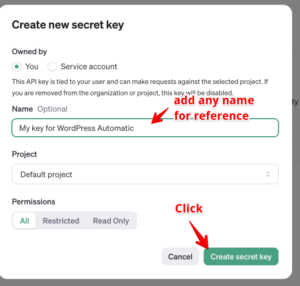 How to find your OpenAI API key for WordPress Automatic Plugin - ValvePress