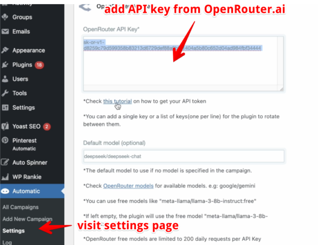 How to use DeepSeek on WordPress to generate AI content on Auto-pilot - ValvePress